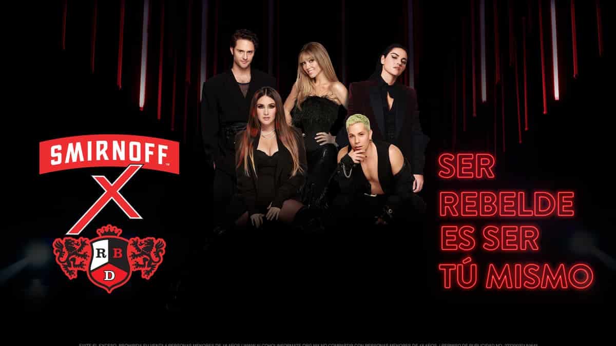 RBD y Smirnoff presentan una campaña muy rebelde