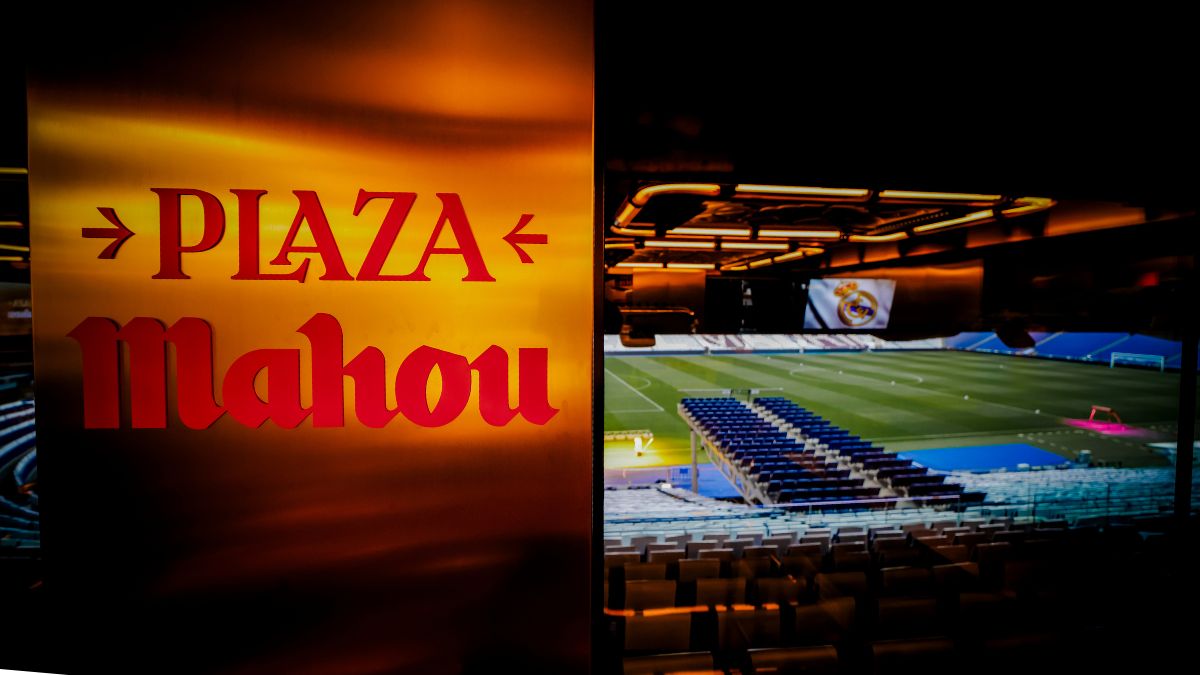 Así es Plaza Mahou, una fábrica de cerveza en pleno Bernabéu ...