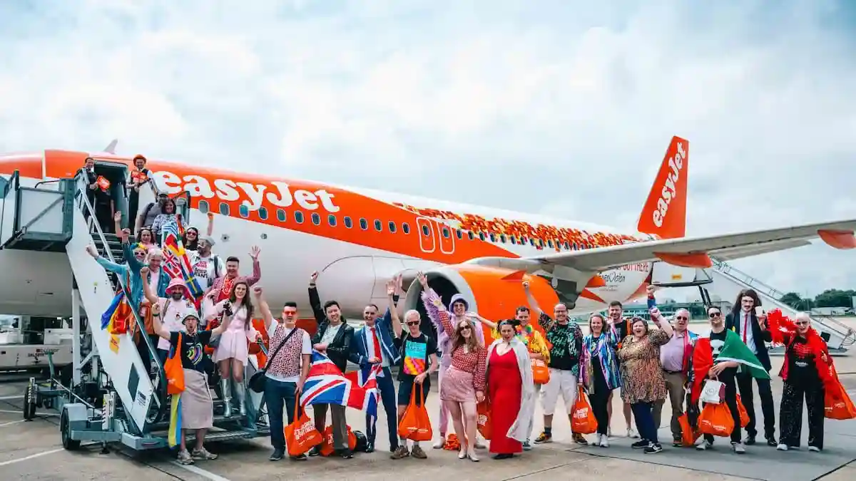 EasyJet lleva el espíritu eurovisivo a las alturas en Eurovisión 2025